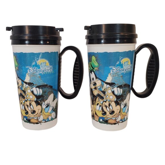 Disney | Dining | Disneyland Resort Travel Drink Mug Mickey Minnie ...